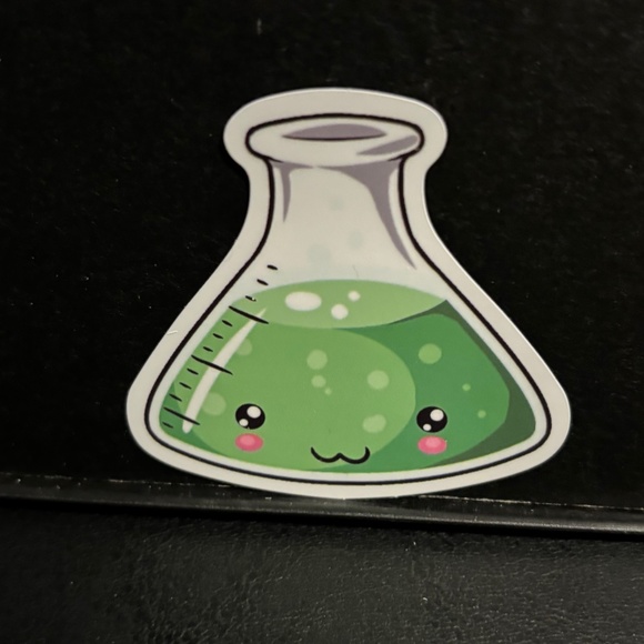 Design | Cute Science Beaker Sticker | Poshmark